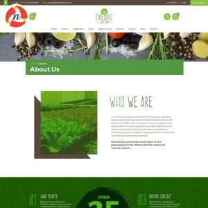 Organic Food Bootstrap 4 Template – Modern & SEO-Optimized