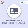 nopCommerce Vendor Details In Product Page PlugIn- NCode Technologies, Inc.